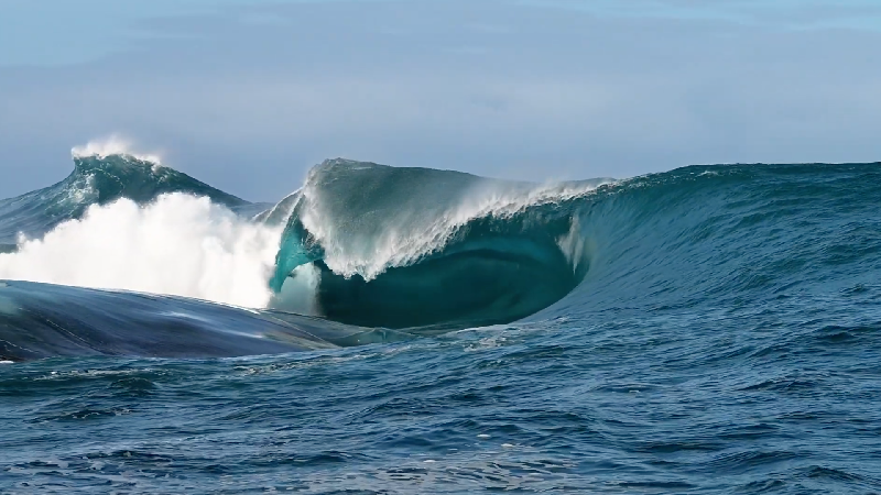 Comment peut-on surfer une vague pareille ?, Changement brut de ...