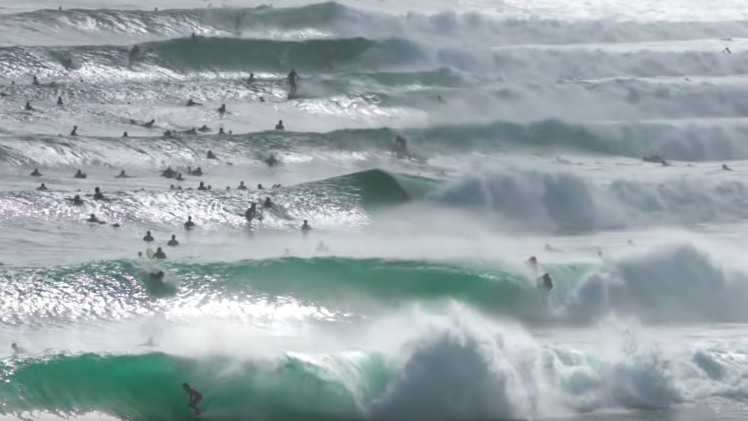Snapper Rocks dans toute sa splendeur, Le spot de la Gold Coast a une ...