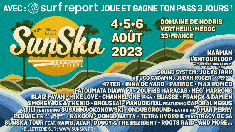 Jeu concours Reggae Sun Ska Festival - Remportez 2 pass 3 jours au ...